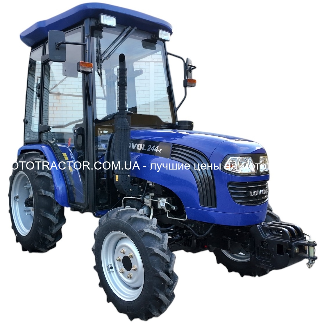 Мiнiтрактор Lovol TE 244 Revers з кабiной - Безкоштовна доставка - Mototractor.com.ua